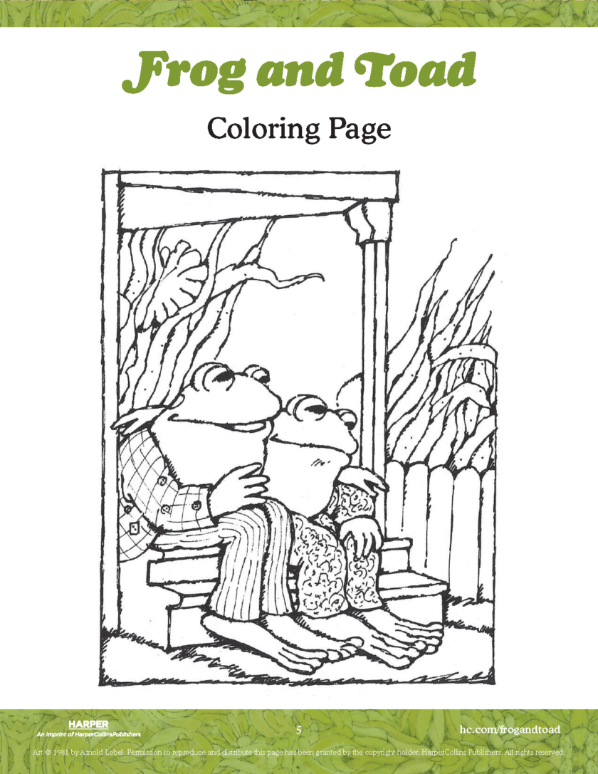 Write Letters with Frog and Toad! – HarperCollins
